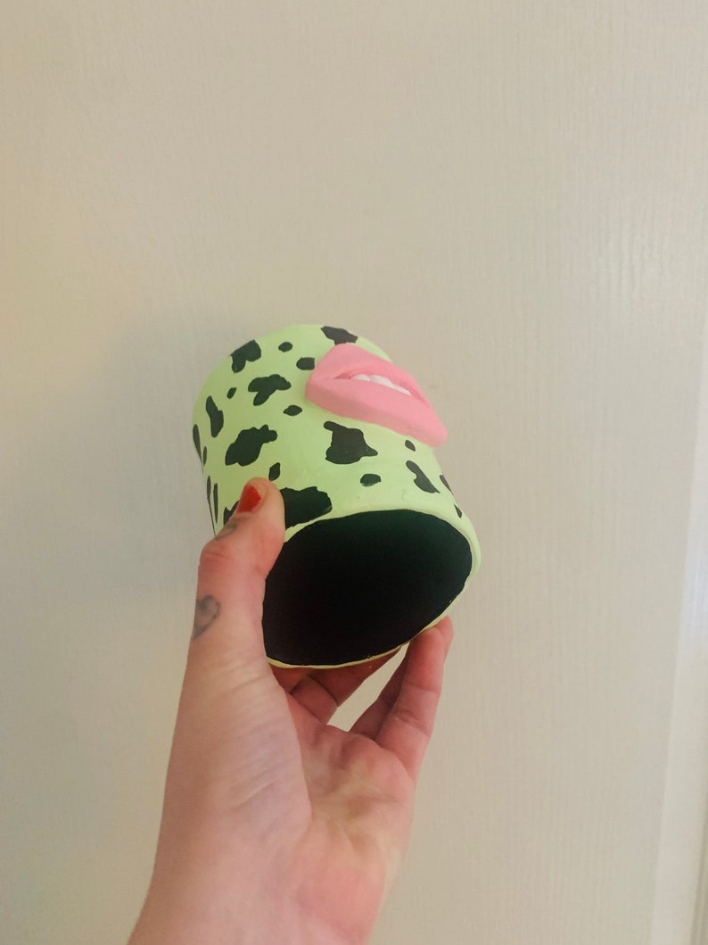 Quirky Lip Mouth Pot Home Decor - Etsy