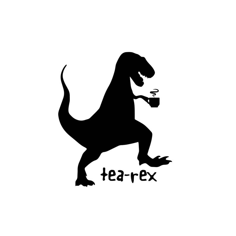 SVG Tea-rex - Etsy