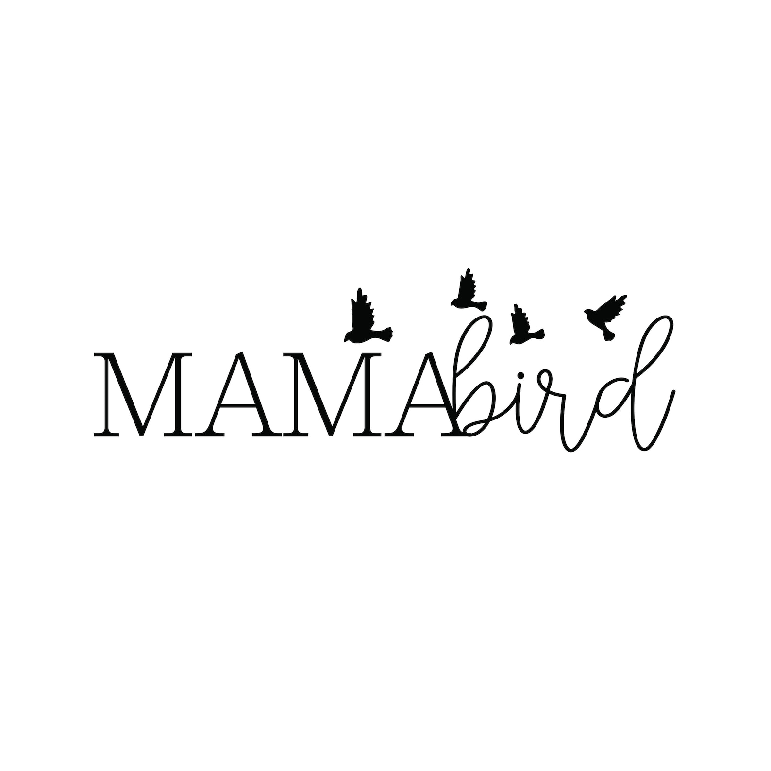 Mama Bird SVG - Etsy Canada