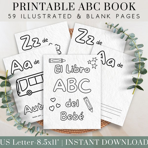 Spanish English Coloring Page - Etsy