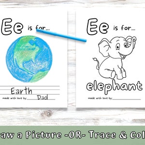 Boho Rainbow ABC Book Baby Shower Games, Alternative Guest Book, Baby ...