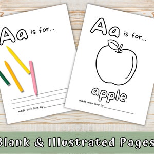 Boho Rainbow ABC Book Baby Shower Games, Alternative Guest Book, Baby ...