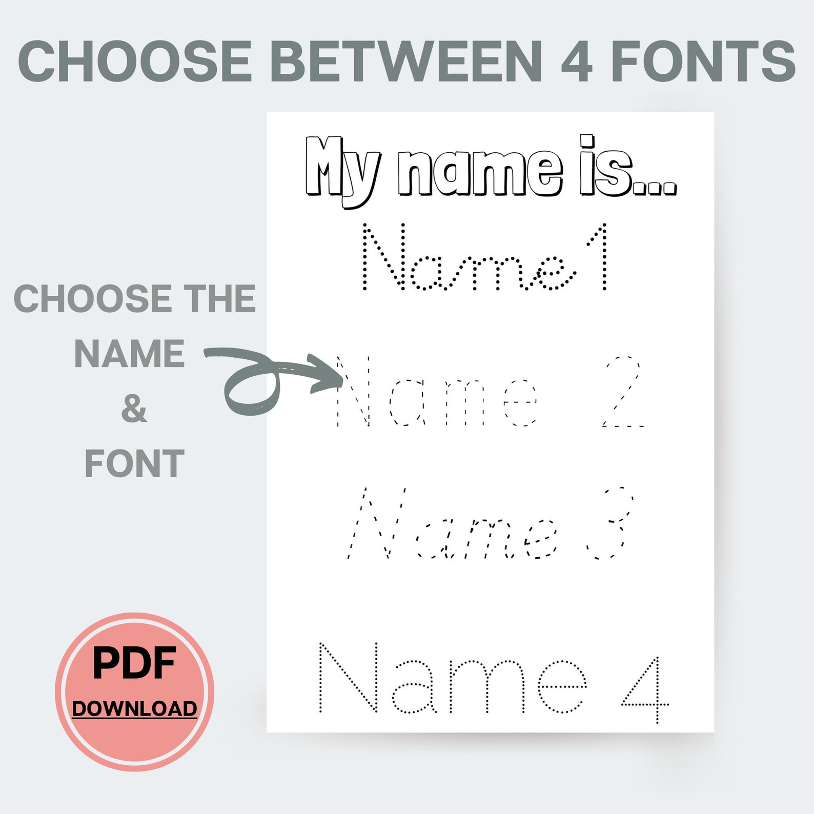 Custom Trace Your Name Practice Worksheet In Spanish Fun Etsy custom-trace-your-name-practice-worksheet-in-spanish-fun-etsy
