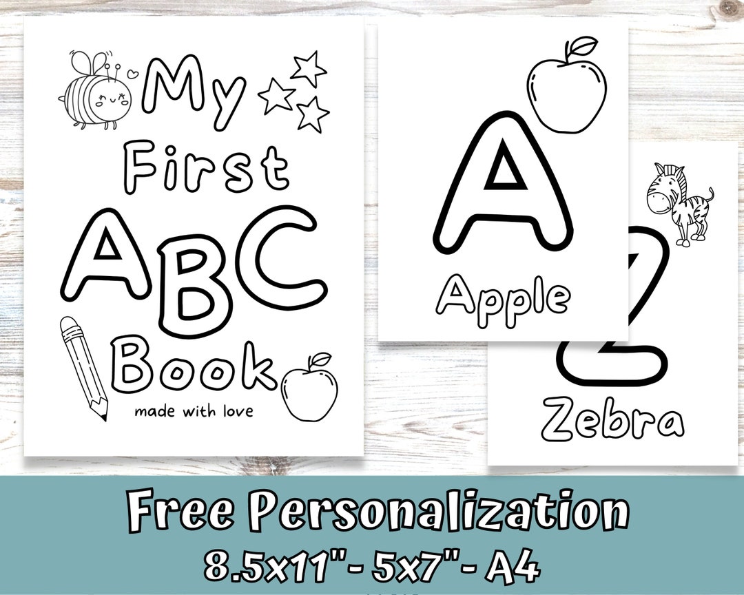 Baby Alphabet Buch Baby Erstes Abc Buch Baby Shower abc - Etsy.de