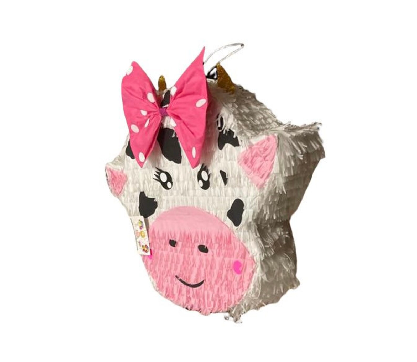 Pinata Cow Face With Bow | Etsy