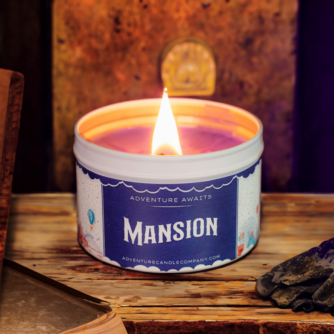 Mansion Disney Inspired Candle, Woodwick Candle, Hand Poured, Soy Blend ...