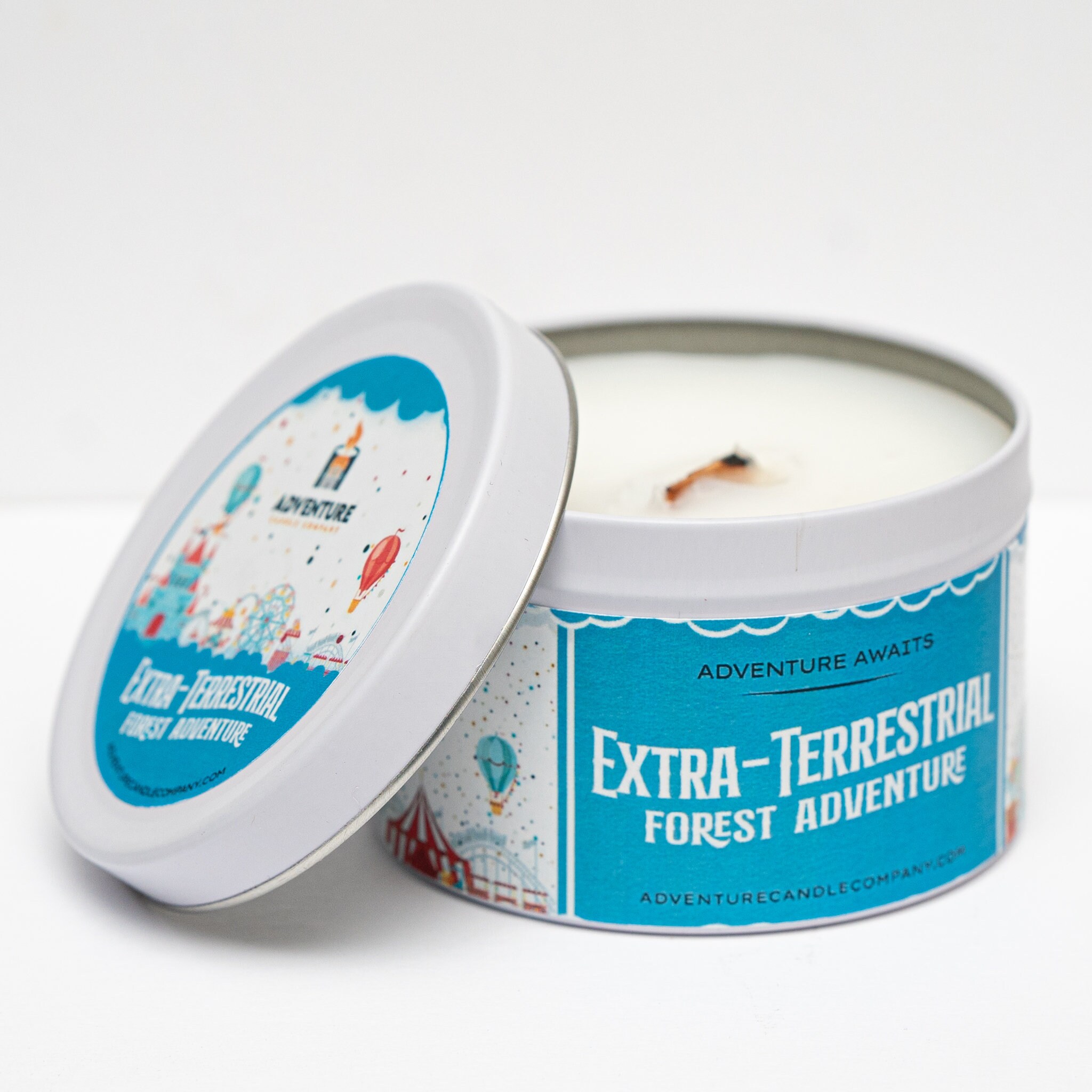 Extra-terrestrial Forest Adventure Candle ET Soy Vegan Candle Woodwick Candle Forest Scented ...