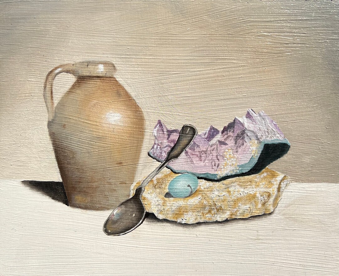 Hand Painted Still Life, Oil Painting, Realism, Still Life on Panel ...