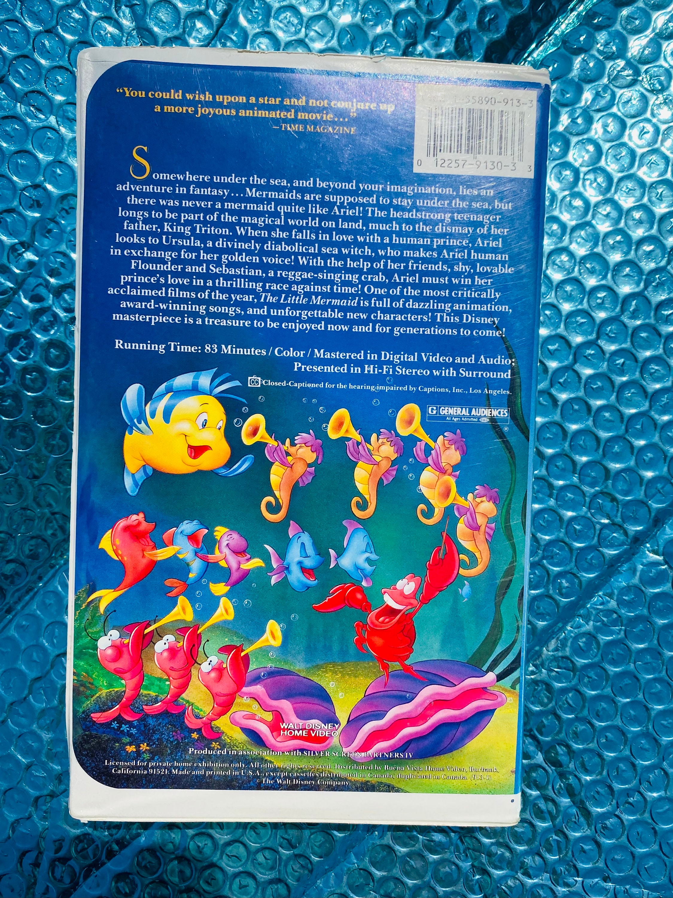 Banned Cover the Little Mermaid VHS With BVHV Stamp - Etsy