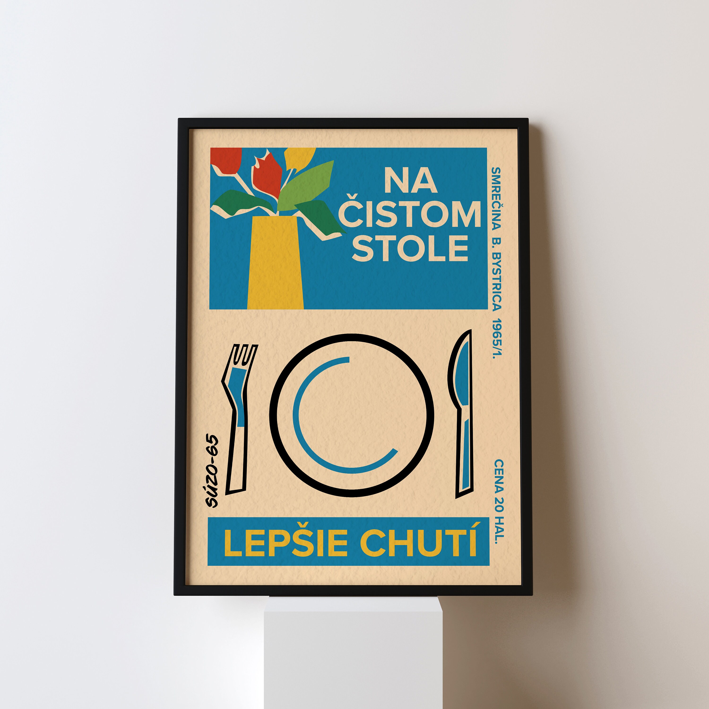 Dining Table - Matchbox Poster Print - Etsy