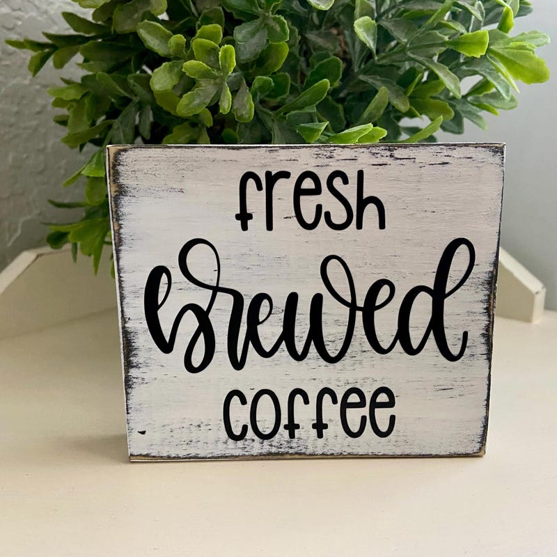 Fresh Coffee Sign - Etsy