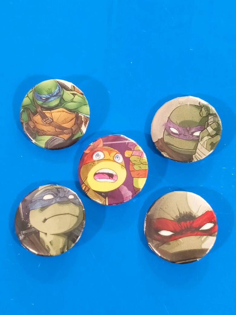 Teenage Mutant Ninja Turtles 1 inch pins | Etsy