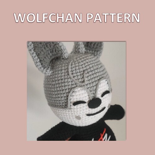 WOLFCHAN SKZOO Amigurumi Crochet Pattern Archivo PDF - Etsy