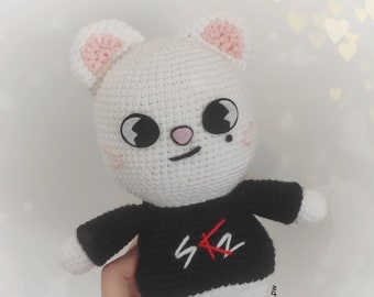 SKZOO LEEBIT Stray Kids Plushie FREEBIE, Leeknow Fanart, Kpop Merch - Etsy España