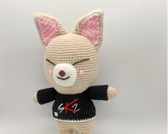 SKZOO LEEBIT Stray Kids Plushie FREEBIE, Leeknow Fanart, Kpop Merch - Etsy España