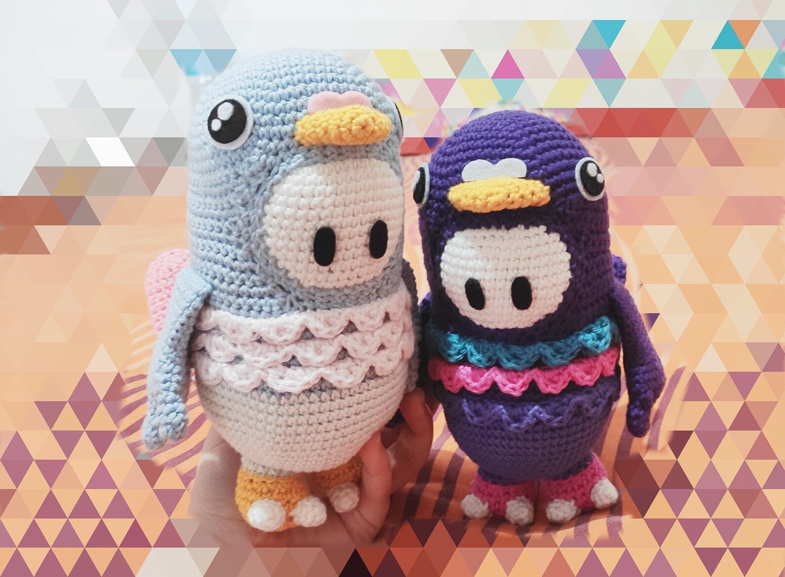 Fall Guys Pigeon Amigurumi Crochet Pattern Archivo PDF - Etsy España