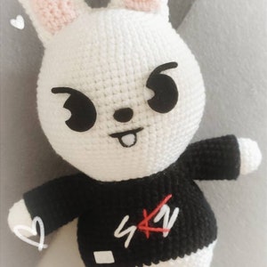 SKZOO LEEBIT Stray Kids Plushie + FREEBIE, Leeknow Fanart, Kpop Merch - Etsy
