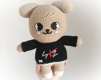 SKZOO LEEBIT Stray Kids Plushie FREEBIE, Leeknow Fanart, Kpop Merch - Etsy España