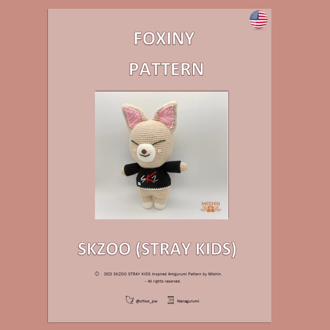FOXINY SKZOO Amigurumi Crochet Pattern - PDF File - Spanish and English ...