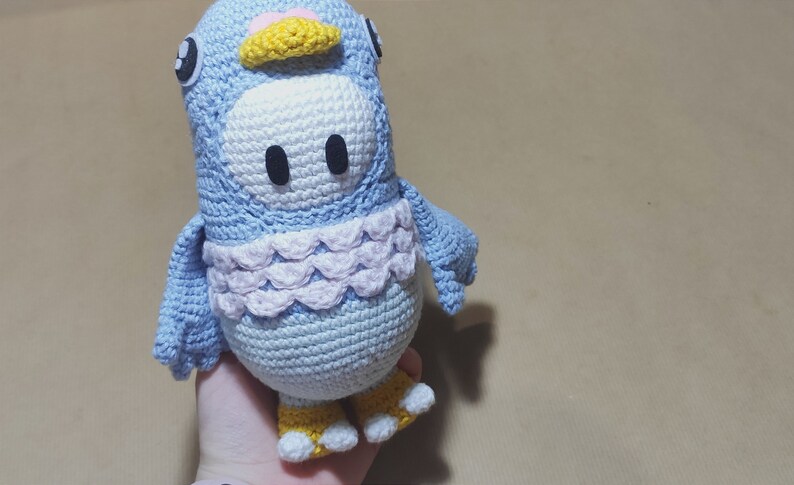 Fall Guys Pigeon Amigurumi Crochet Pattern Archivo PDF - Etsy España