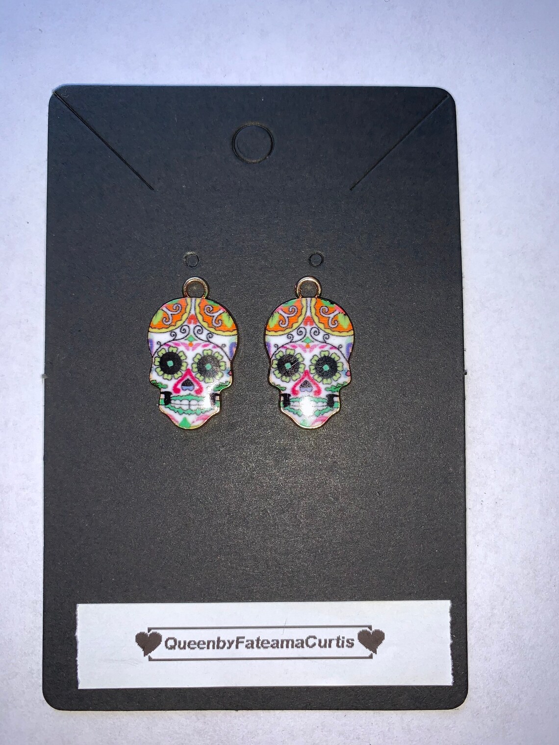 Sugar Skull Earrings - Etsy