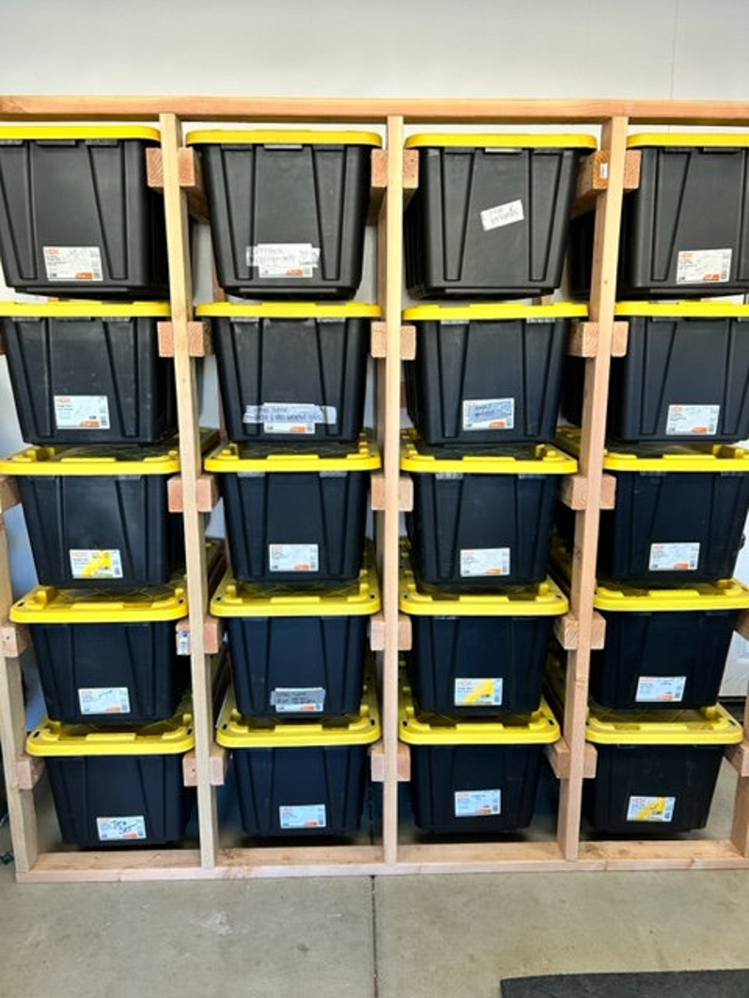 Tote Storage 27 Gal And 55 Gal Plan Etsy