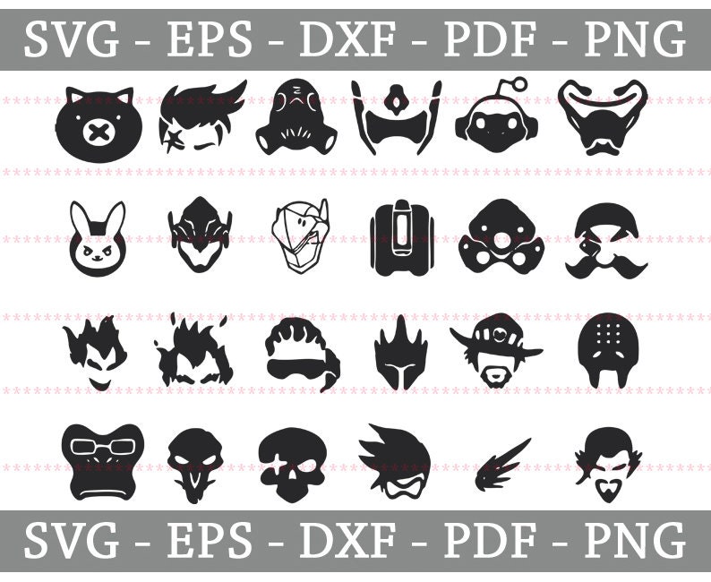 Overwatch Svg Bundle Overwatch Silhouette Overwatch Clipart | Etsy