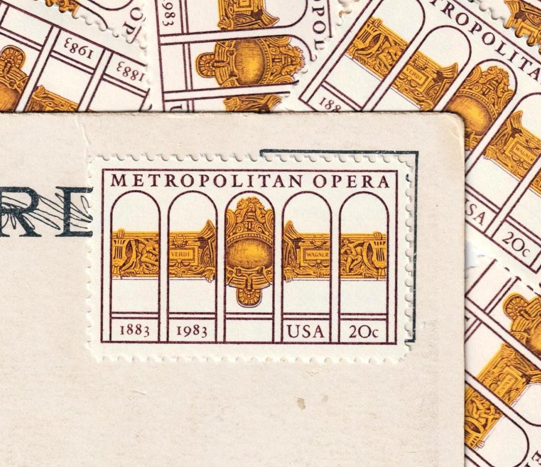 Set of 10 Unused US Stamps: Vintage Metropolitan Opera Ballet NYC Arts ...