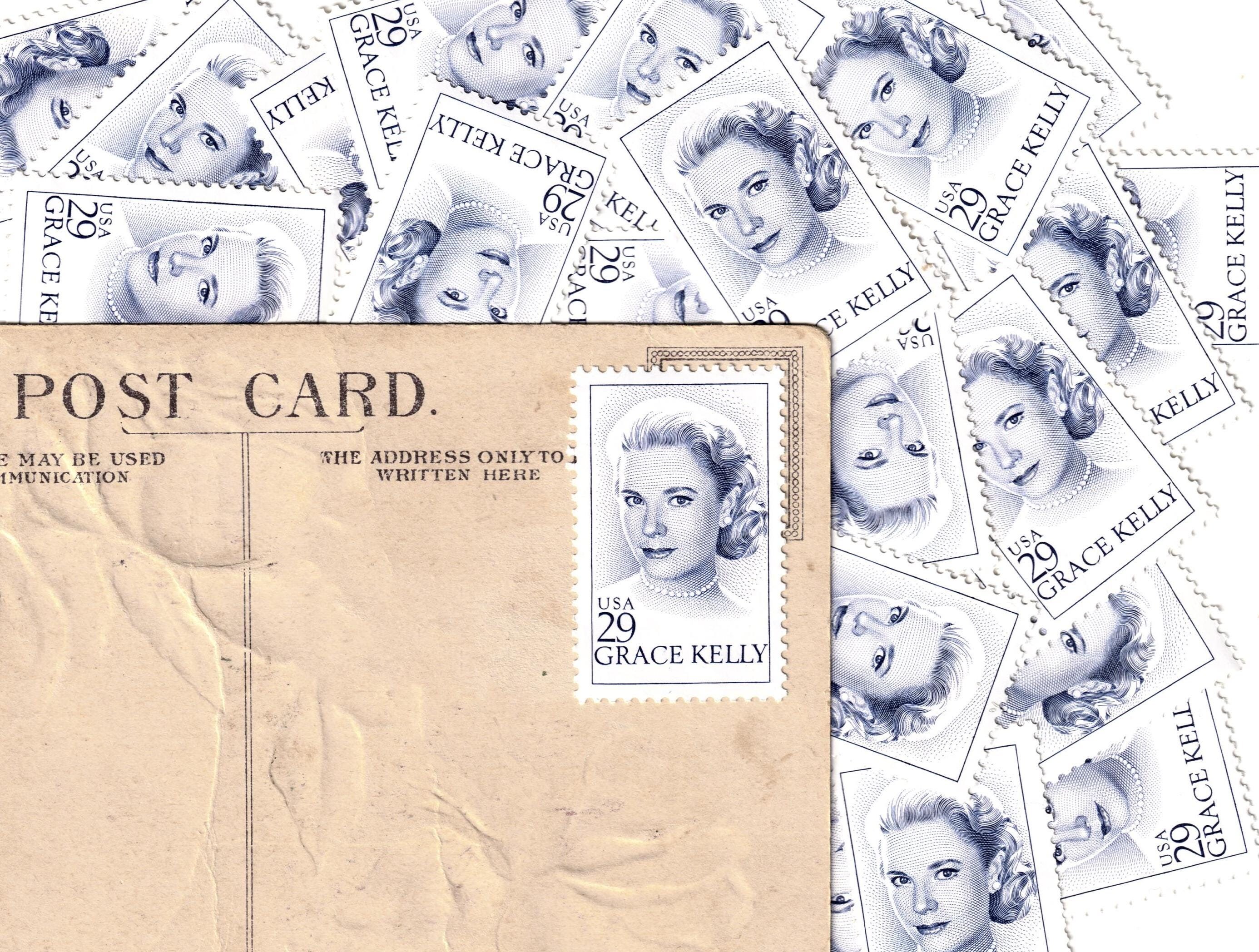 10 Stamps 29 Cent GRACE KELLY Princess of Monaco Unused Vintage Postage ...