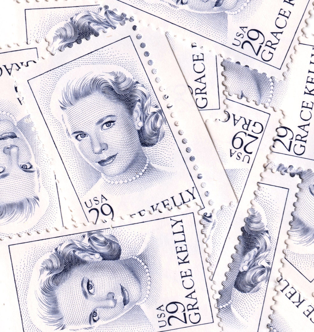10 Stamps 29 Cent GRACE KELLY Princess of Monaco Vintage - Etsy
