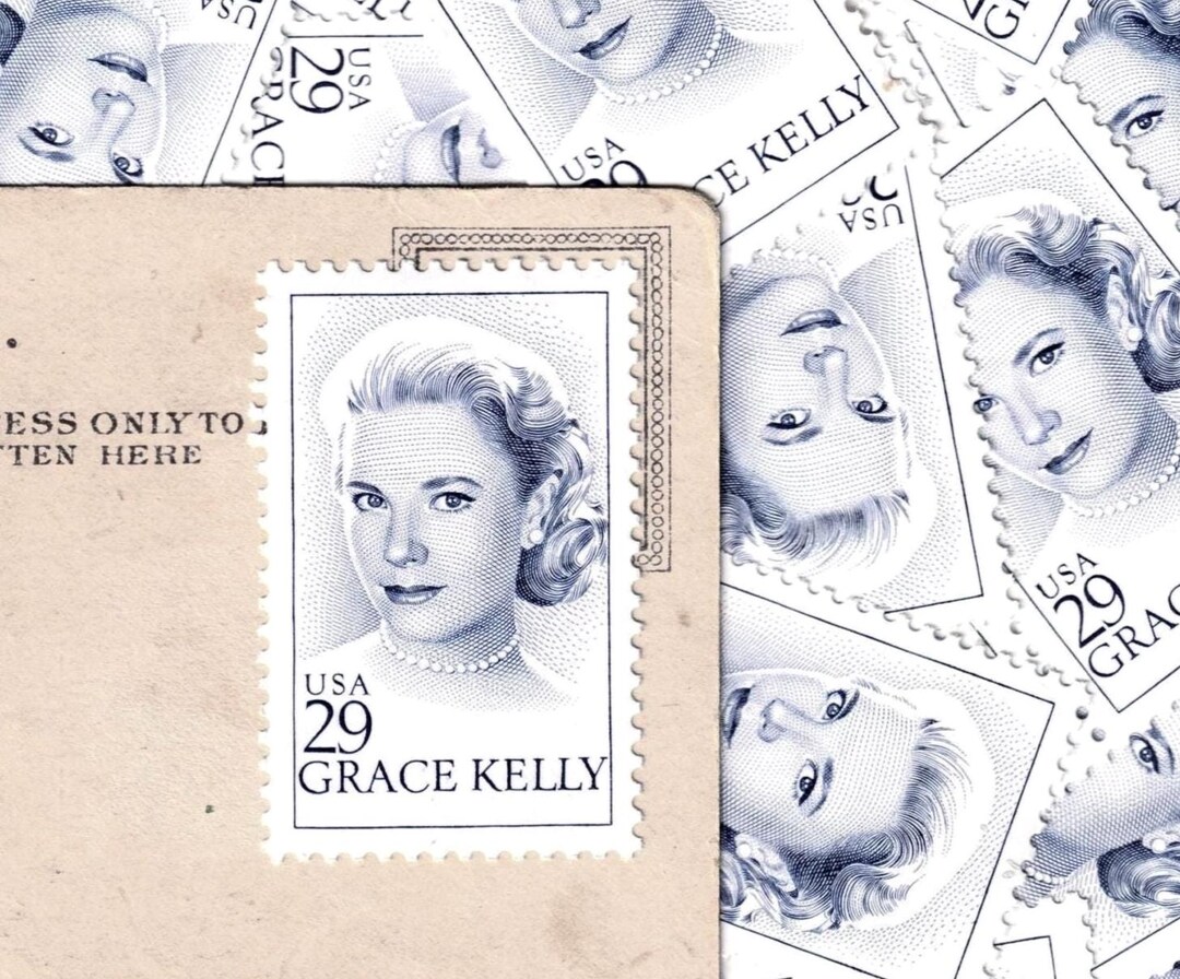 USA 29 Cent Grace Kelly Princess of Monaco - Set of 10 Vintage Postage ...