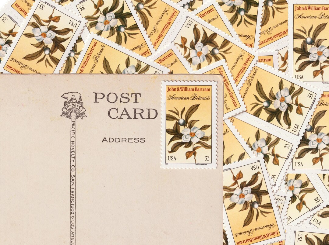 10 Unused Stamps - 33 Cent BARTRAM BOTANICALS Vintage Postage | USPS ...