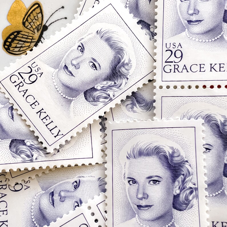 10 Stamps 29 Cent GRACE KELLY Princess of Monaco Vintage - Etsy