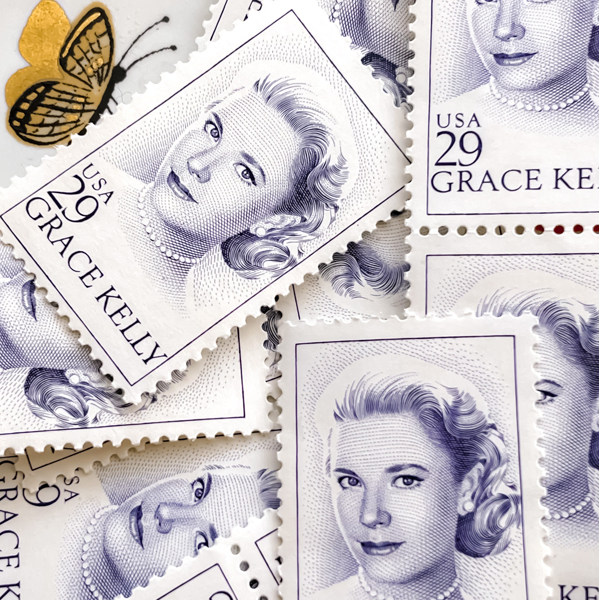 10 Stamps 29 Cent GRACE KELLY Princess of Monaco Vintage - Etsy