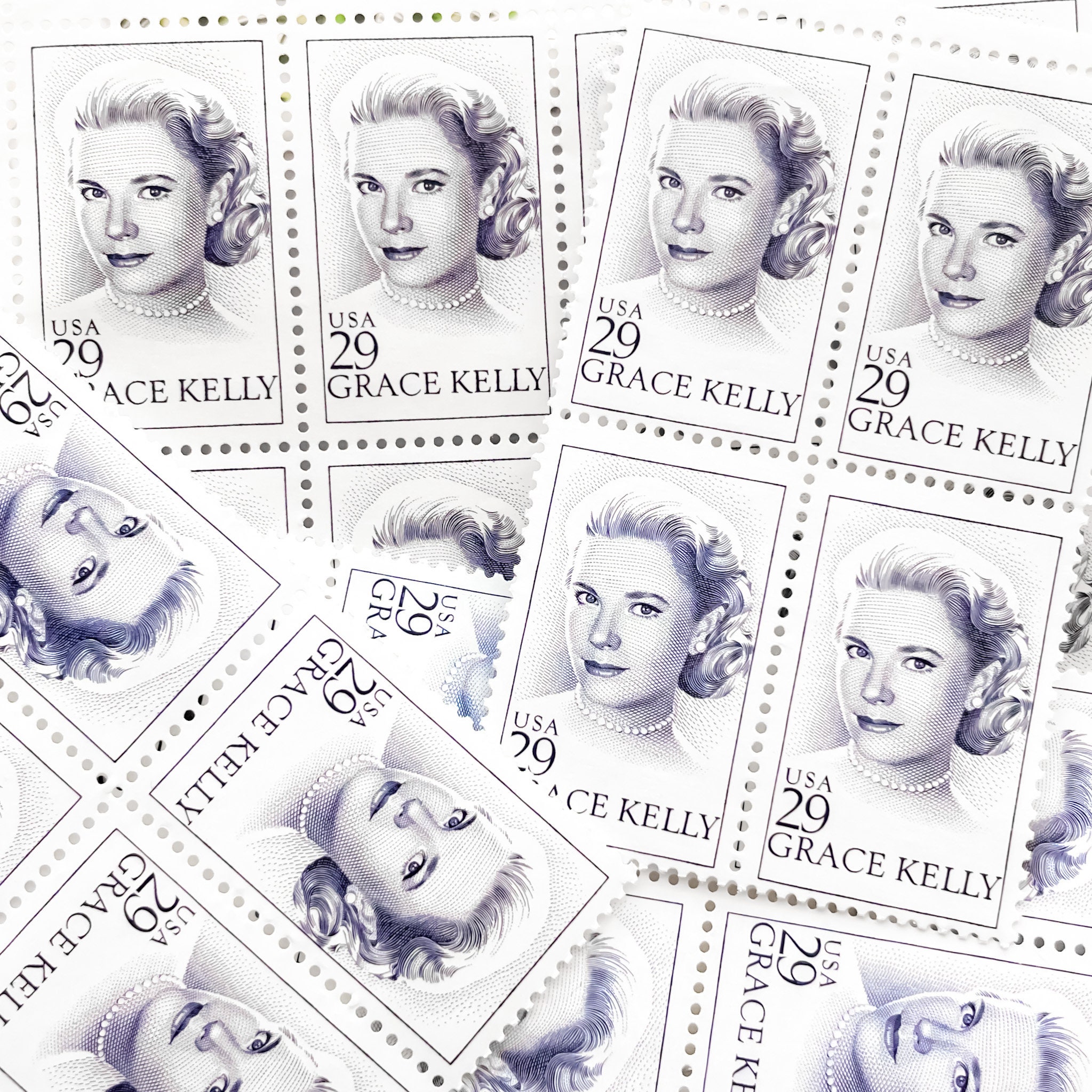 10 Stamps 29 Cent GRACE KELLY Princess of Monaco Vintage - Etsy
