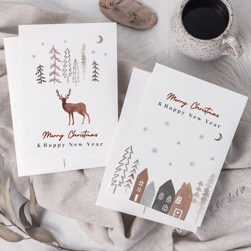 Christmas Card Printables - Etsy