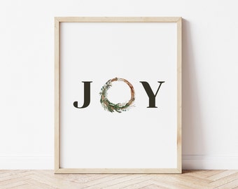 Boho Christmas Tree Card Printable White Christmas (Download Now) - Etsy