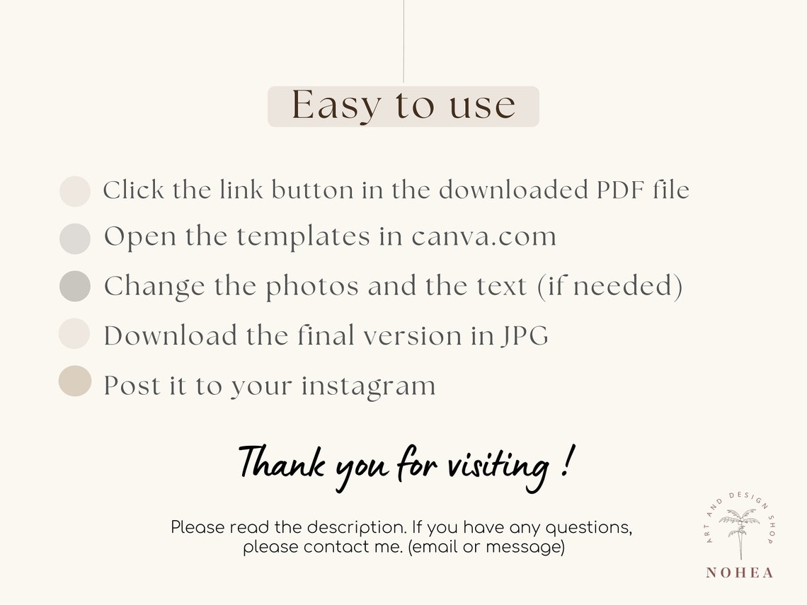 Coffee Barista Instagram Post Templates Brown Neutral Beige - Etsy