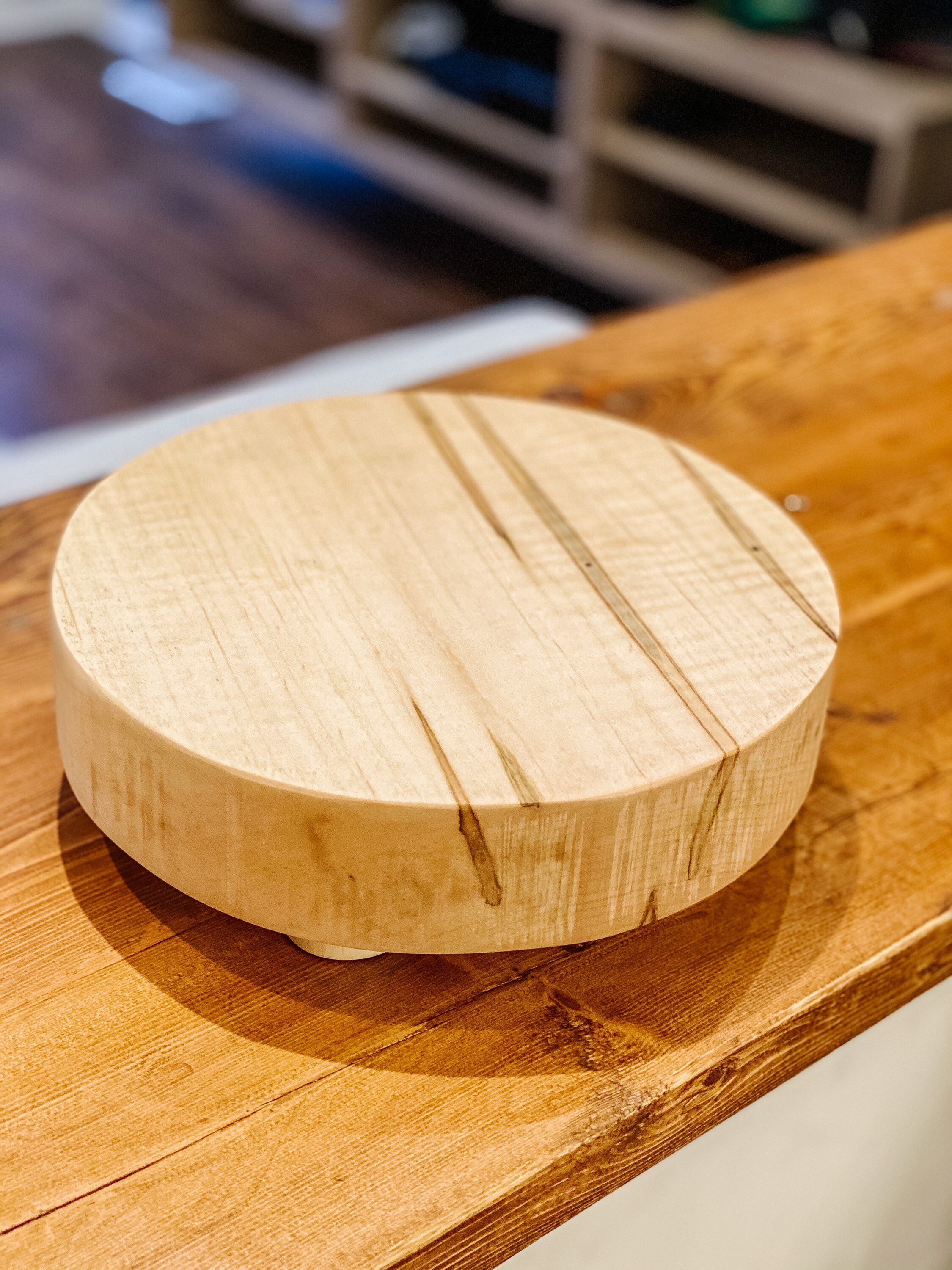 Round Wood Riser/pedestal Stand - Etsy