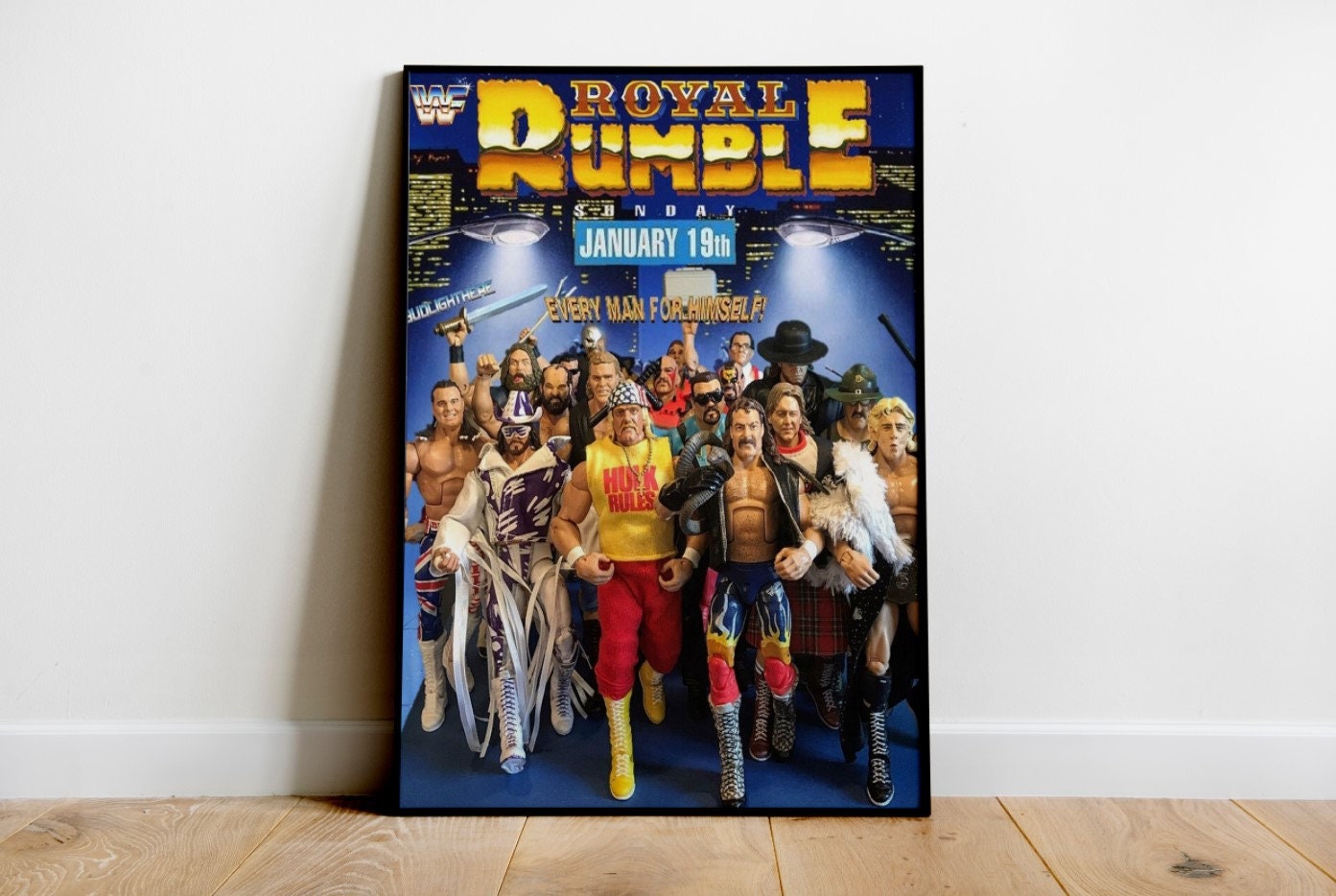 Vintage Wwf Poster for sale | Only 2 left at -65%