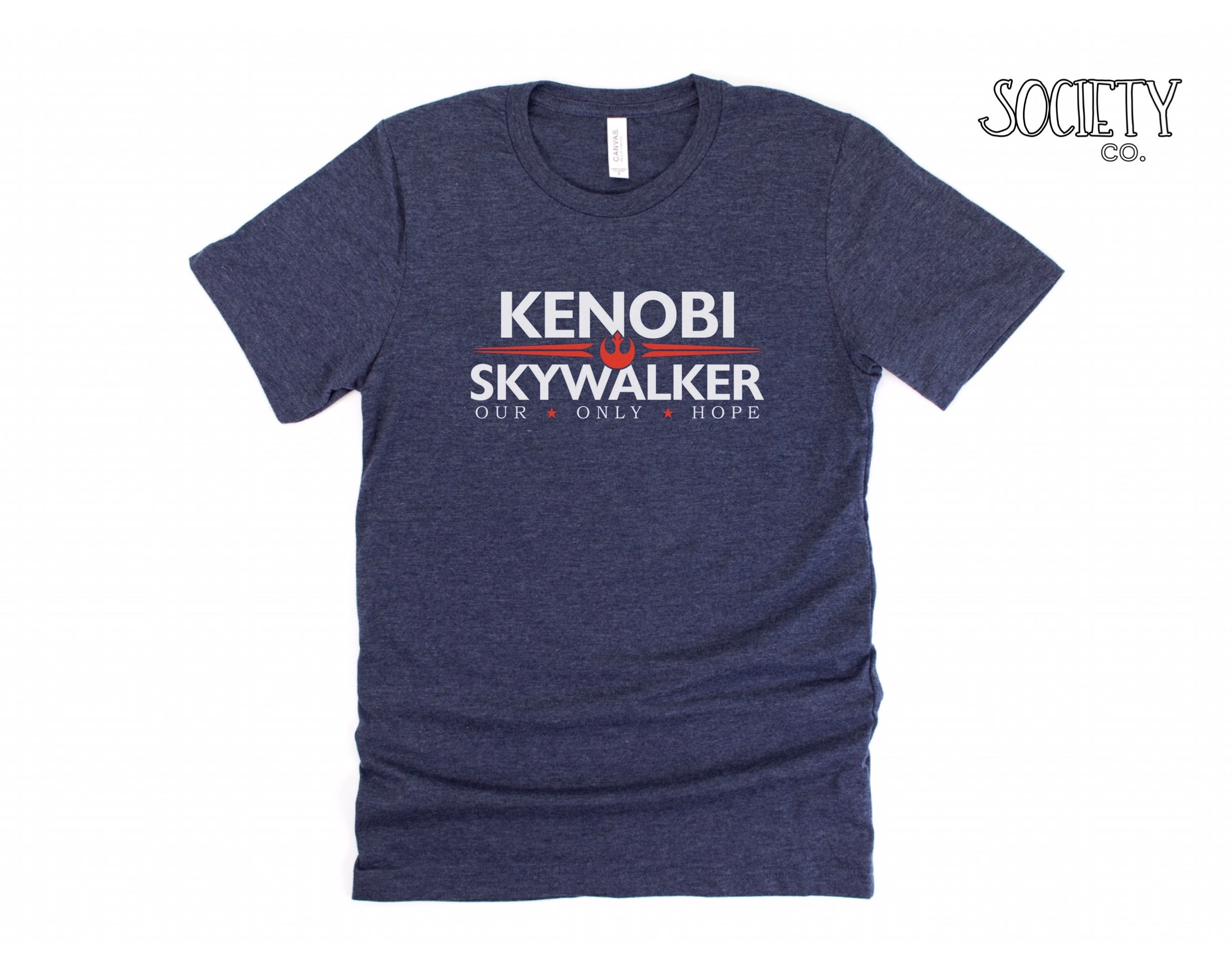Kenobi Skywalker Election Shirt | Obi Wan Anakin Our Only Hope T-shirt ...