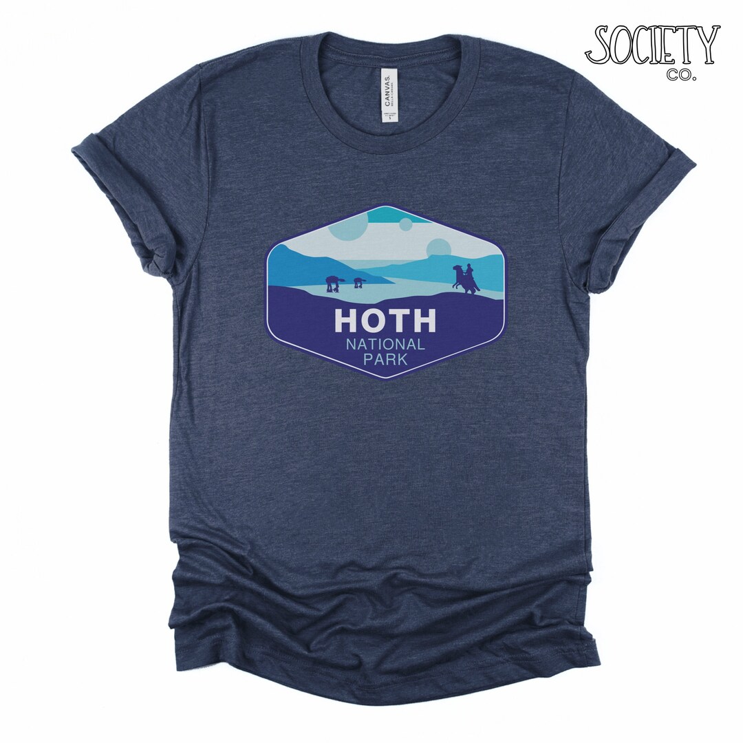 Star Wars Shirt | Hoth National Park T-shirt | Empire Strikes Back Tee ...