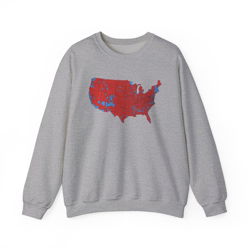 Red Wave Election Map 2024 Sweatshirt | Trump Shirt | MAGA | Make ...
