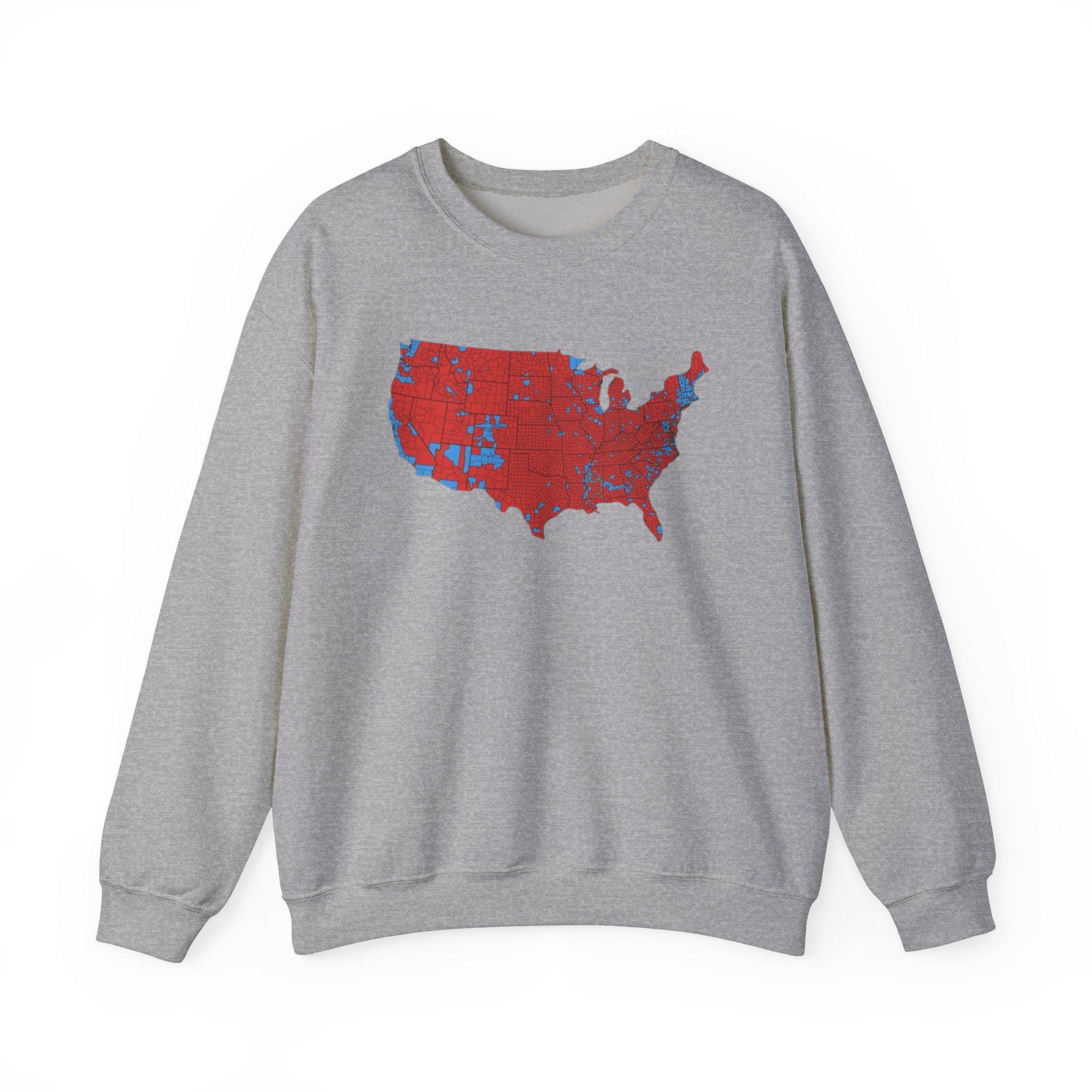 Red Wave Election Map 2024 Sweatshirt | Trump Shirt | MAGA | Make ...