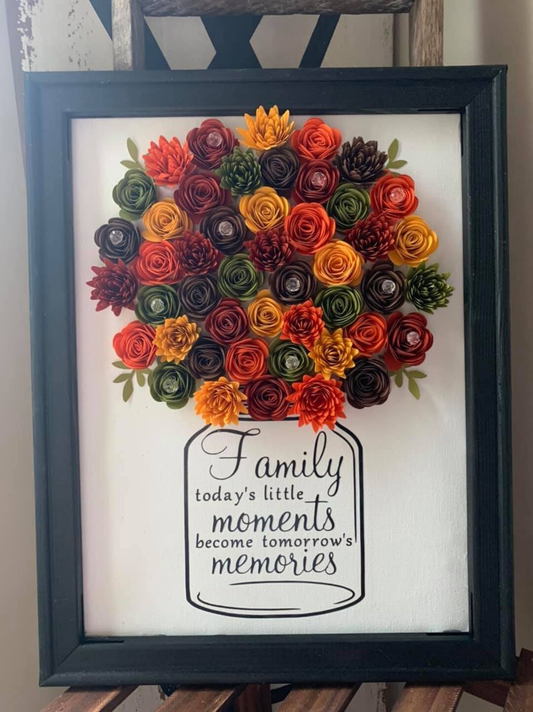 Handcrafted Flower Canvas - Etsy