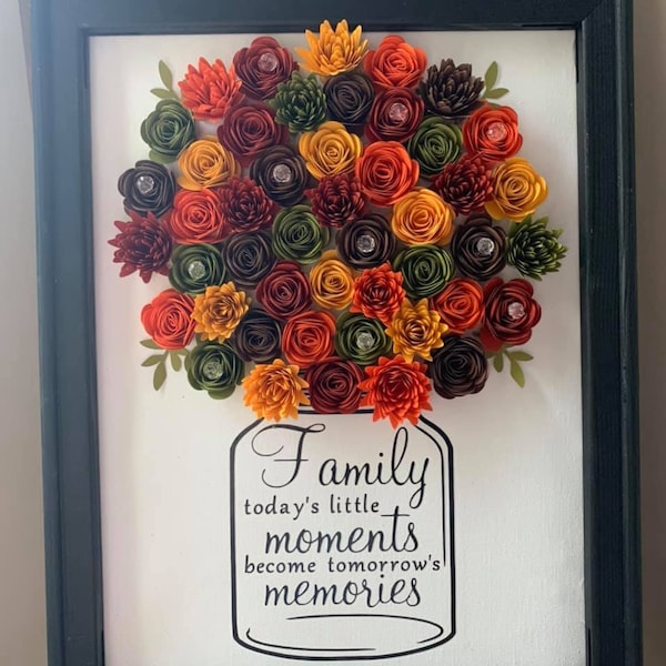 Paper Flower Frame - Etsy