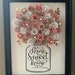 Handcrafted Flower Canvas - Etsy
