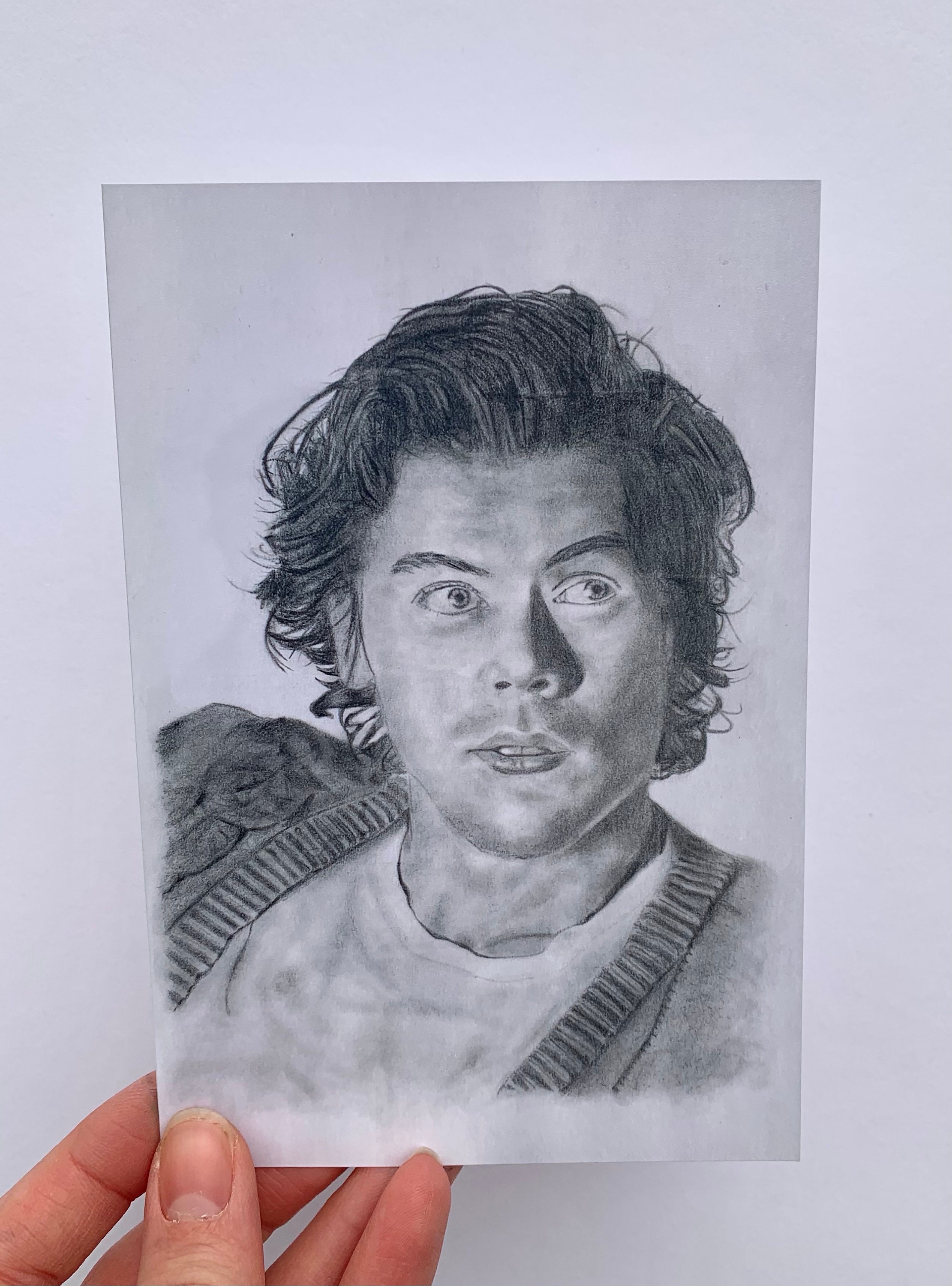 Harry Styles Drawing Eyes