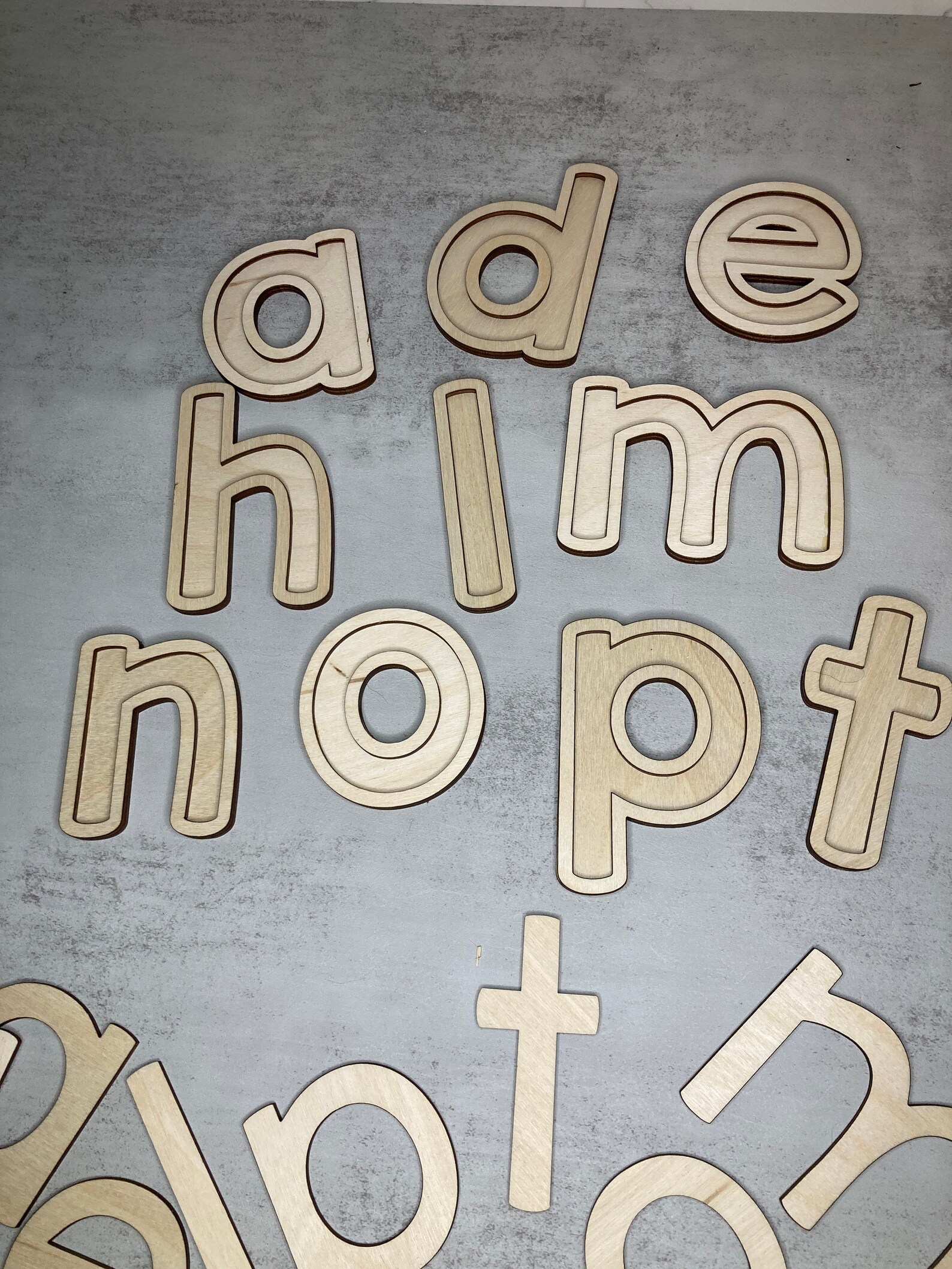 Alphabet Sensory Letter Trays | Etsy