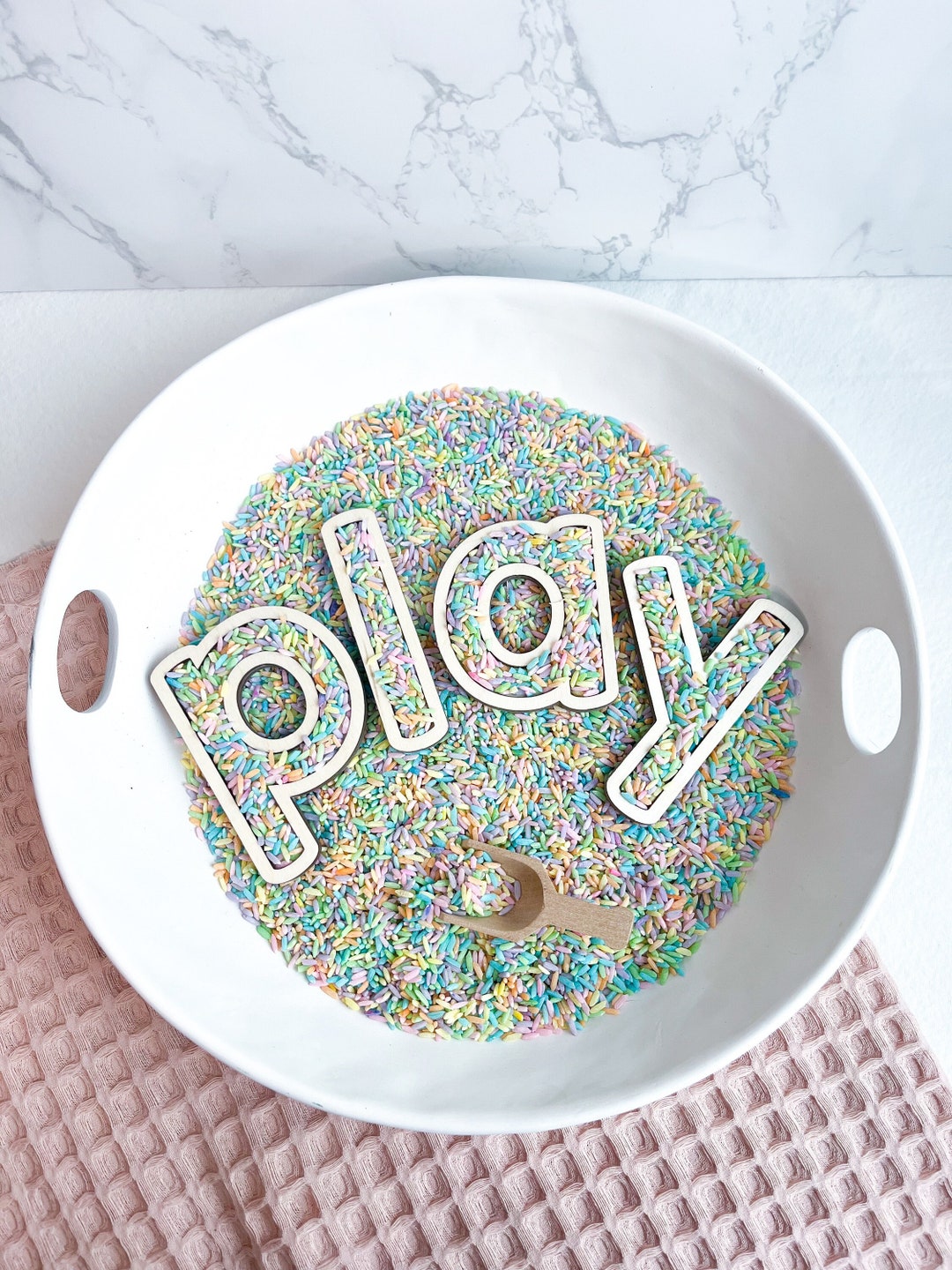 Alphabet Sensory Letter Trays - Etsy